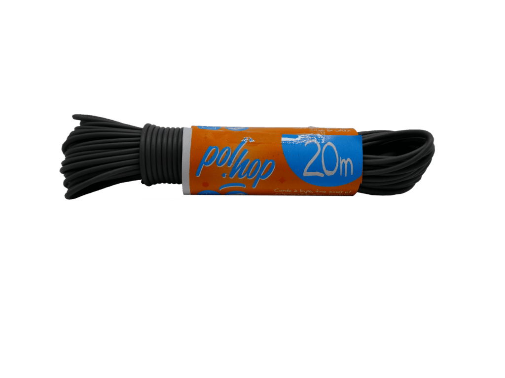LINK 20m steel cable clothes-line - Pol'Hop